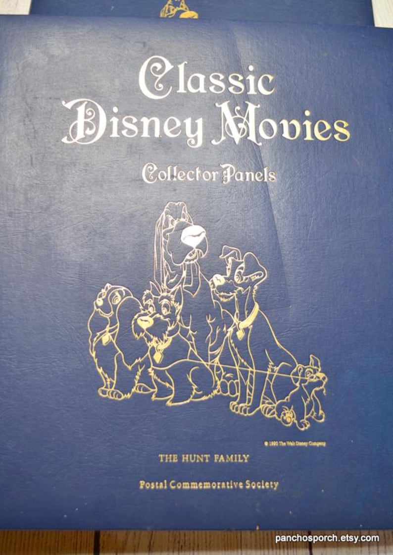 Classic Disney Movies Collector Panels Postal Society Stamp Book Set ...