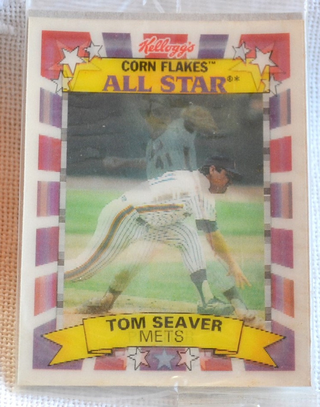 Tom Seaver 3D Baseball Card: 1992 Kellogg's Corn Flakes All-star MLB ...