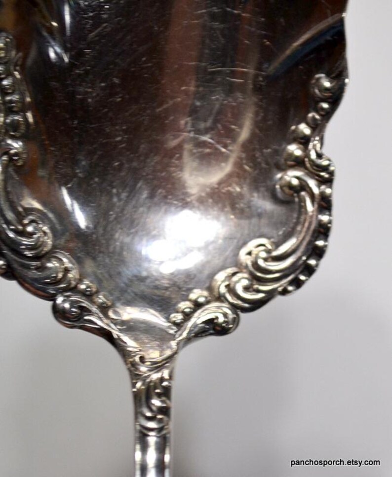 Vintage Carlton Serving Spoon Silverplate Wm A Rogers Ornate Silver ...