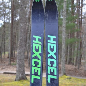 Vintage Hexcel Competition Honey Comb Snow Skis Black Green - Etsy