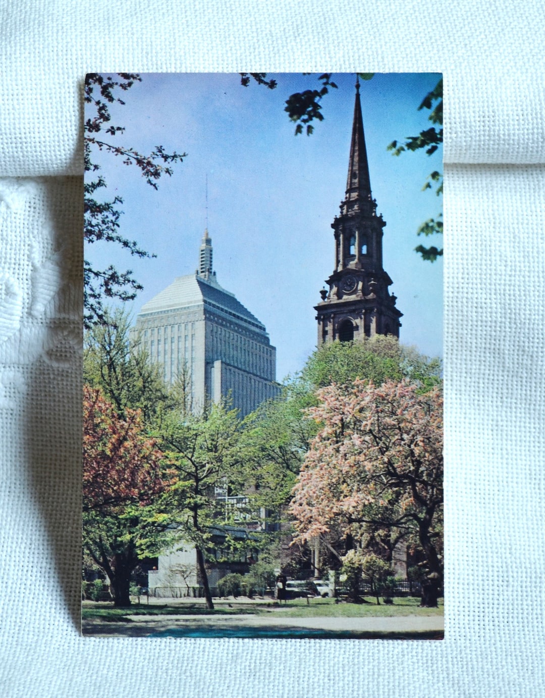 Vintage BOSTON Postcard John Hancock Building Massachusetts Souvenir ...