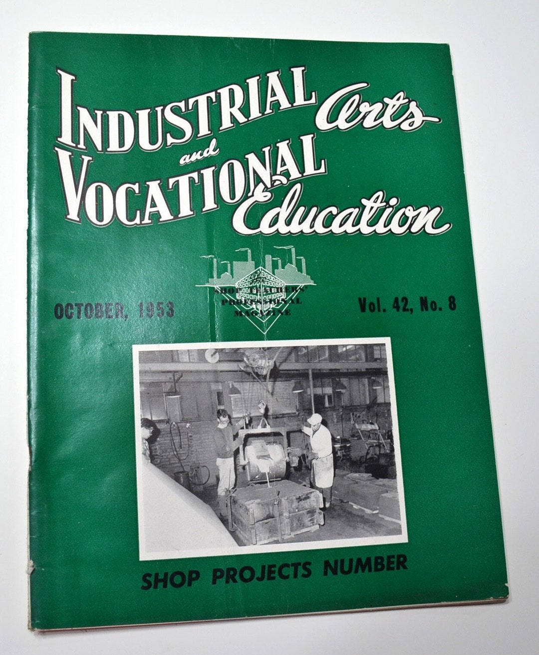 Industrial Arts Vocational Education Magazine October 1953 Mid - Etsy