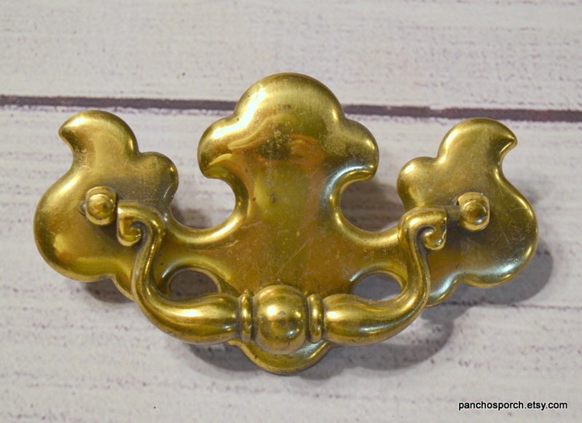 Vintage Brass Drawer Pull Handle KBC 5 Inch Wide Furniture - Etsy