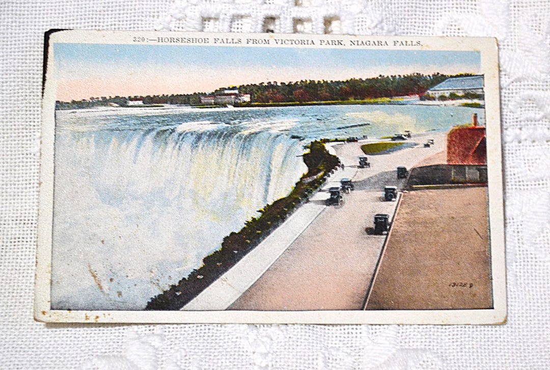 Vintage CANADA Post Card Horseshoe Falls Victoria Park Niagara Falls ...