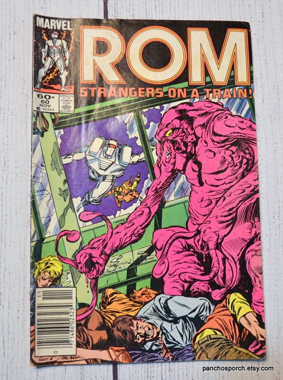 Vintage Rom Comic Book 1984 No 60 Stranger on Train Marvel Comics ...
