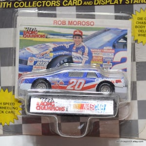 Vintage Rob Moroso #20 Diecast Stock Car: 1990 Racing Champions 1/64 ...