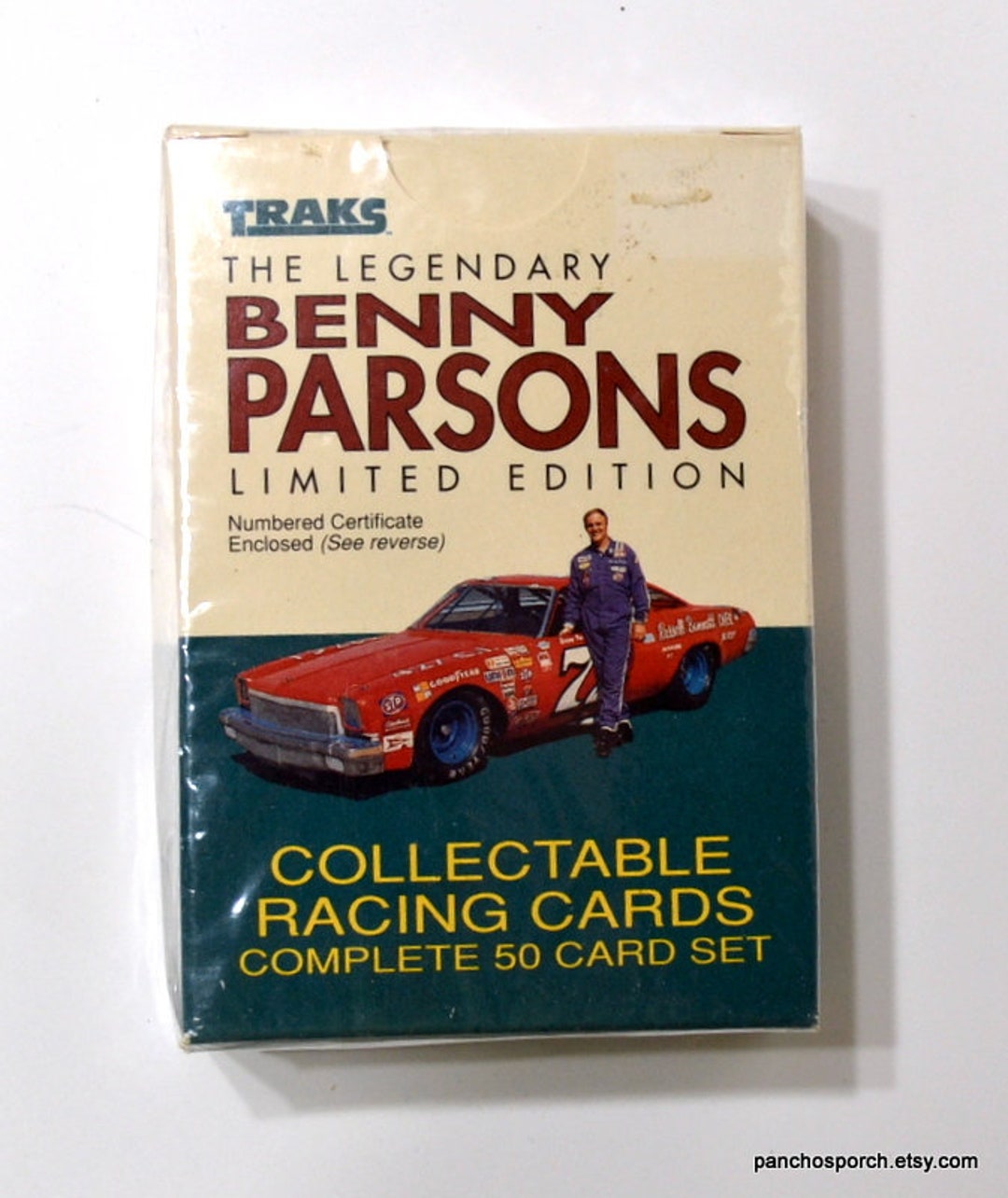Vintage Benny Parsons Card Set Sealed Car Racing Collectible Cards 1992 ...