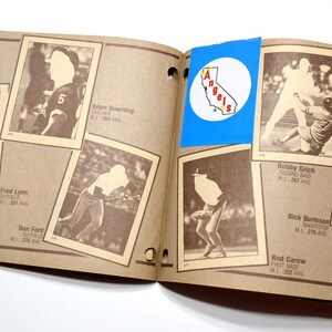 Vintage Fleer Baseball Logo Sticker Stamp Album 1982 MLB Collector Book ...