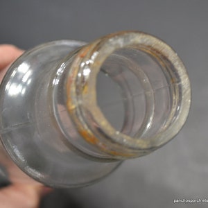 Vintage Clear Glass Rolling Pin 14 Inch Missing Screw Cap Kitchen ...