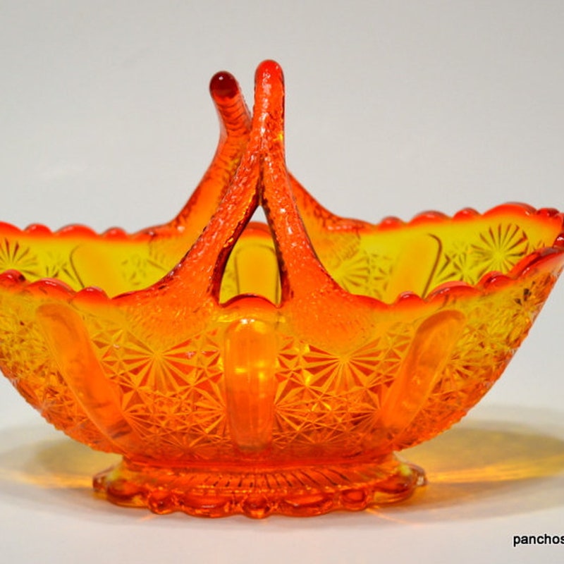 Amberina Glass - Etsy