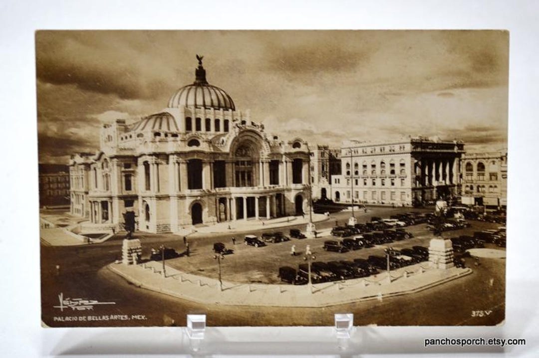 Vintage MEXICO Post Card Palacio De Bellas Artes Mexico City Landmark ...