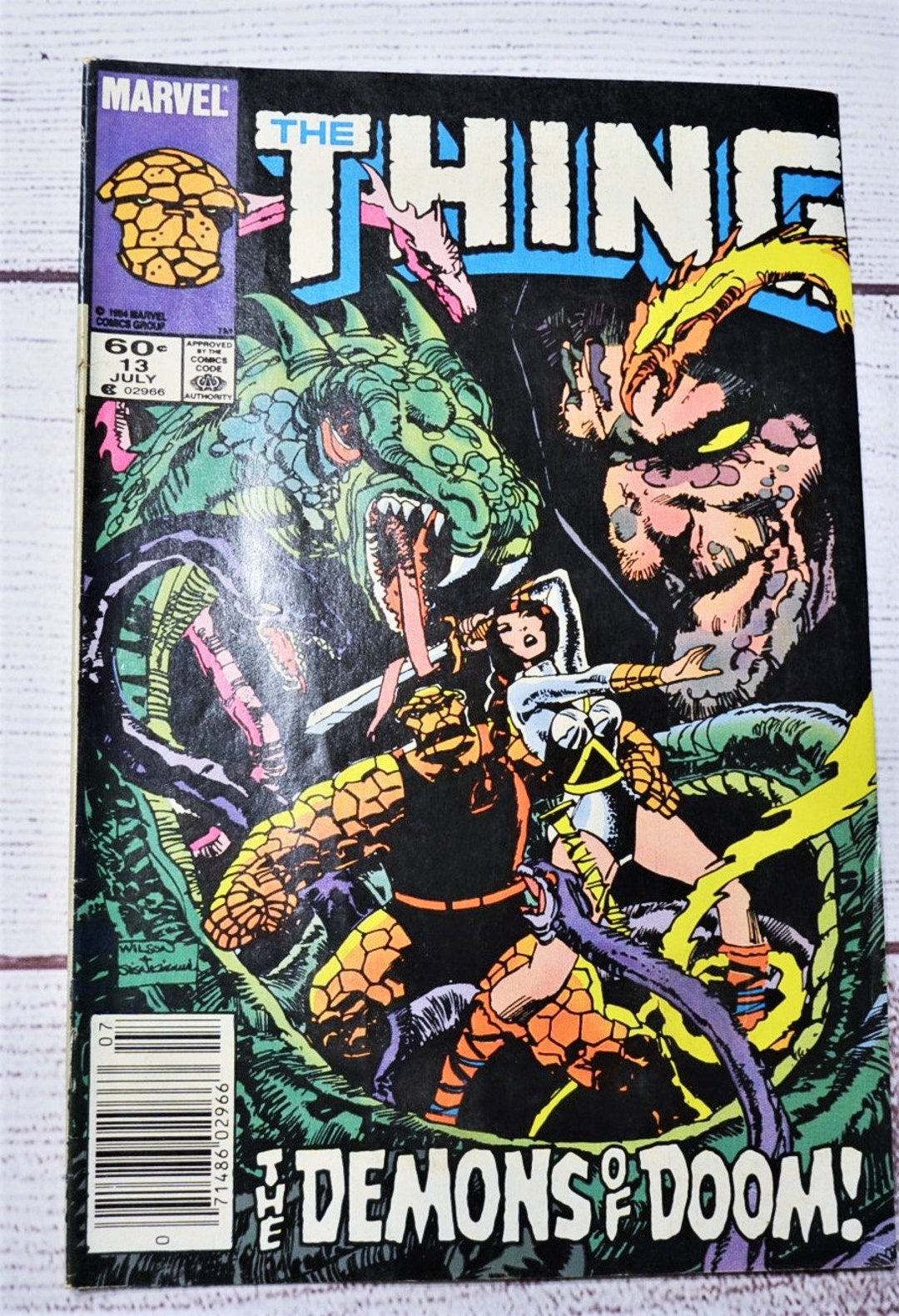Vintage the Thing Comic Book 1984 No 13 Marvel Comics Collectible Comic ...