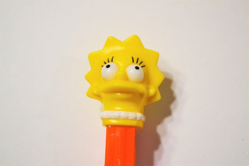 Vintage Lisa Simpson Pez Candy Dispenser the Simpsons Cartoon Show ...