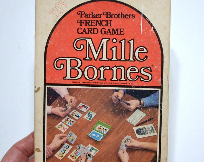 Vintage Mille Bornes Card Game 1971 Parker Brothers Complete French ...