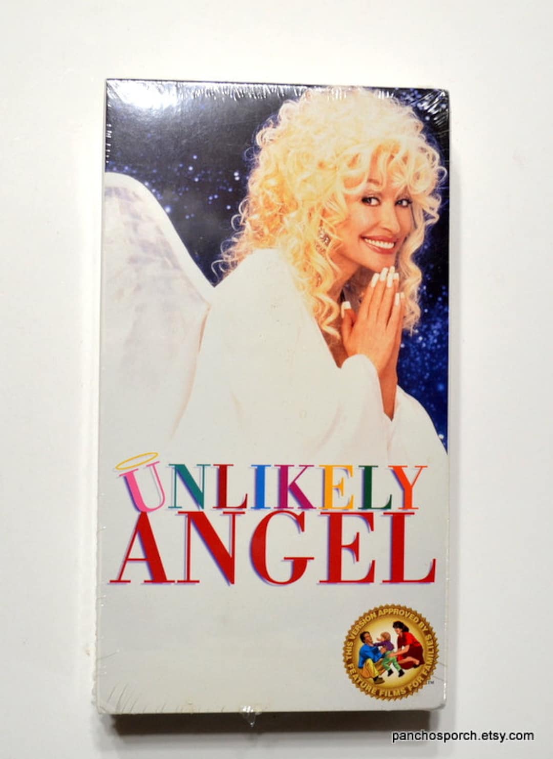 Vintage Unlikely Angel VHS VCR Tape Dolly Parton Holiday Entertainment ...