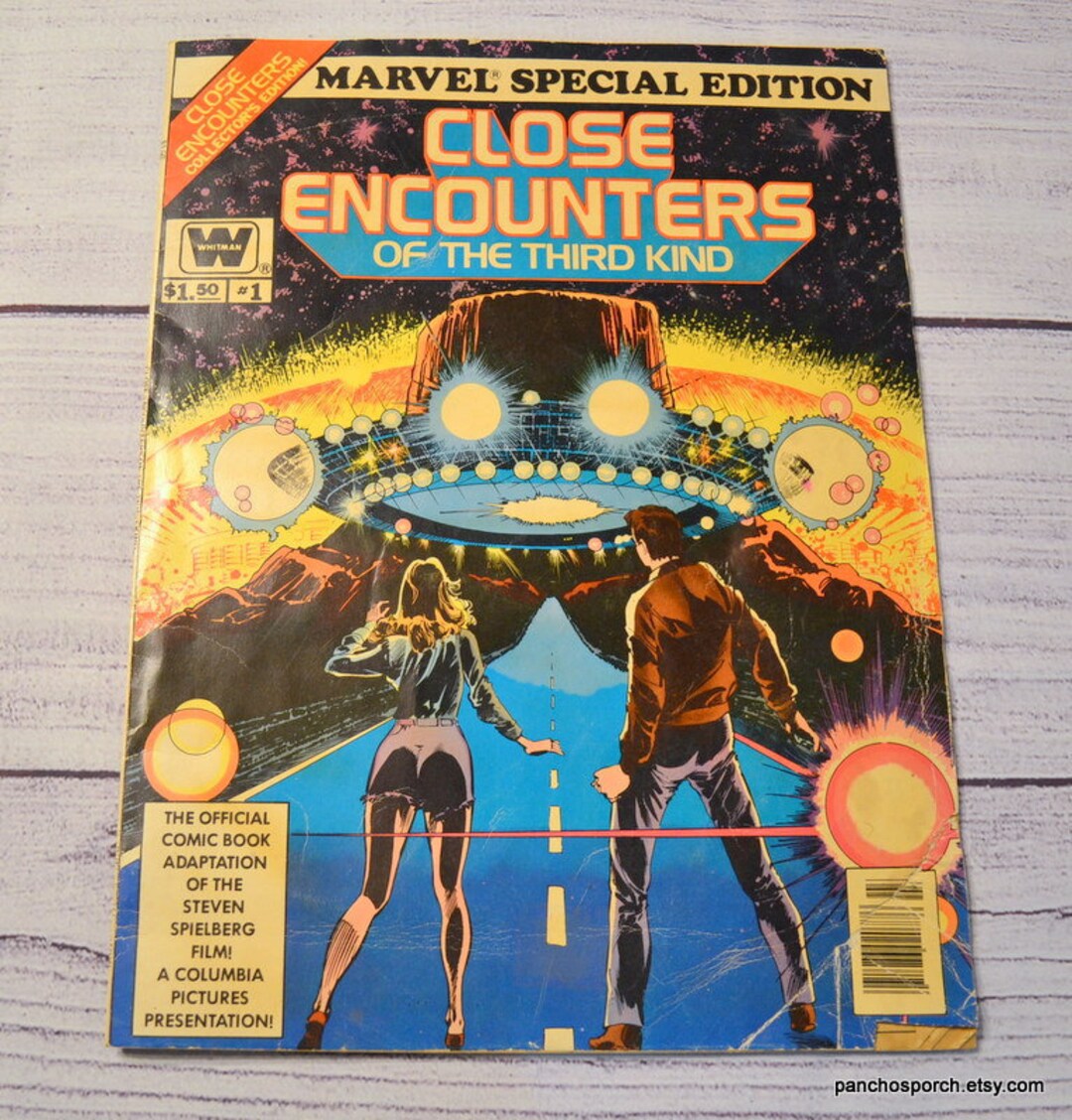 Vintage Close Encounters Comic Book Marvel Special Edition Sci Fi ...