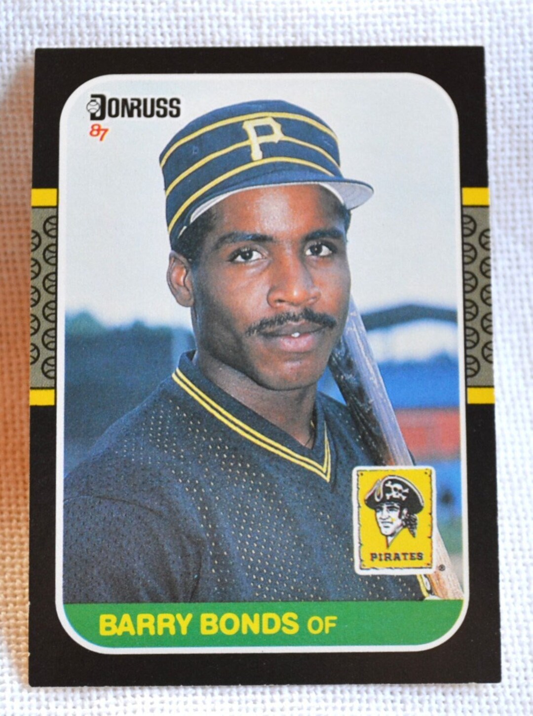 Barry Bonds Rookie Baseball Card: 1987 Donruss Pittsburgh Pirates - Etsy