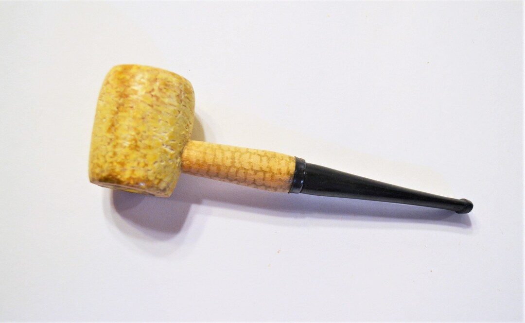 Vintage Meerschaum Tobacco Pipe Corn Cob Smoking Pipe Missouri Estate Pipe Tobacciana ...