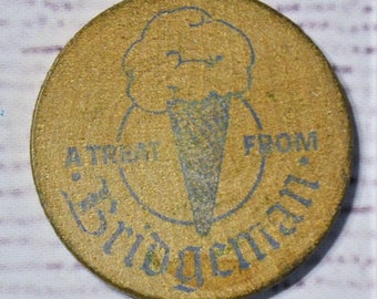 Wooden Ice Cream Tokens - Etsy