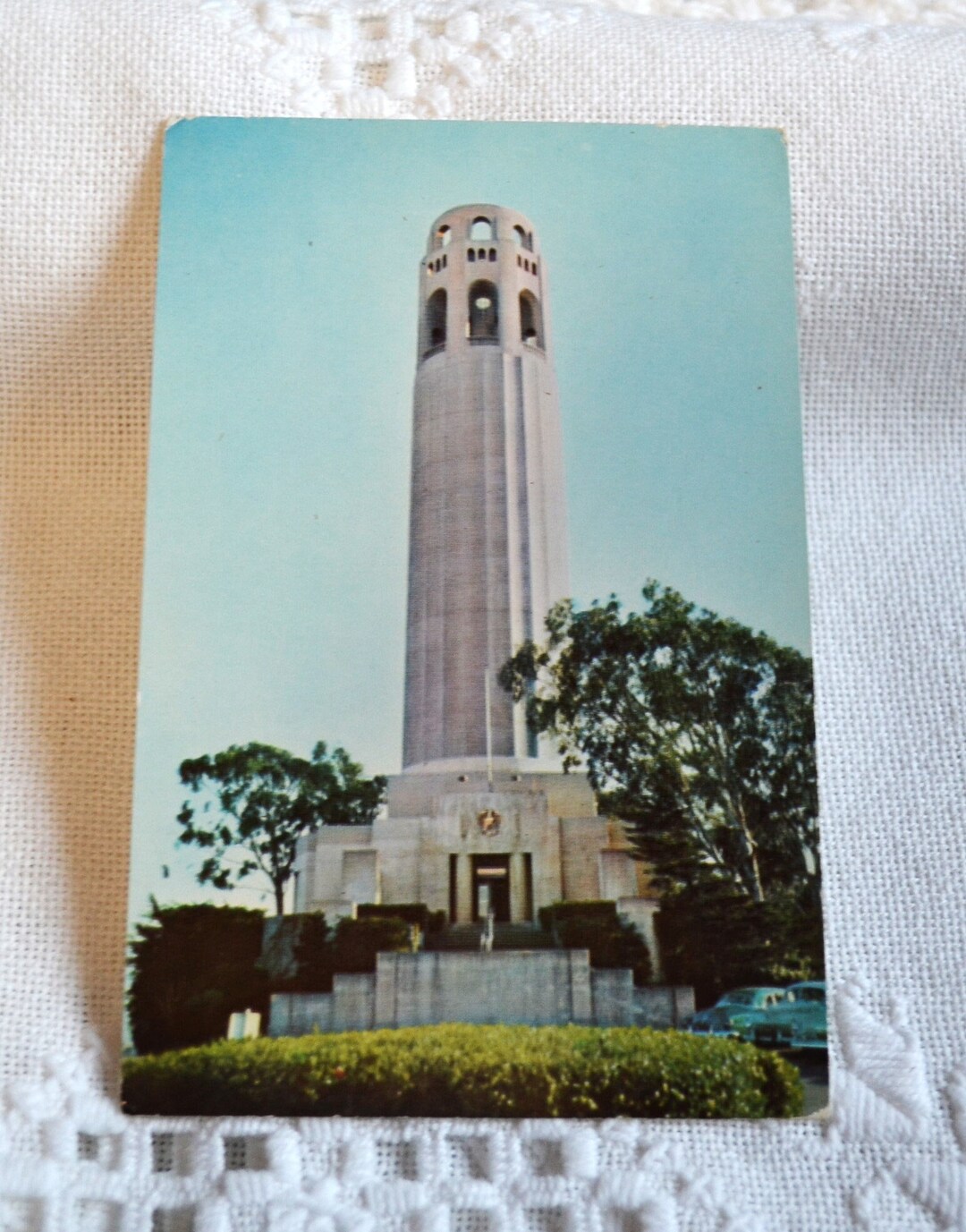 Vintage CALIFORNIA Postcard COIT Memorial Tower San Francisco Souvenir ...