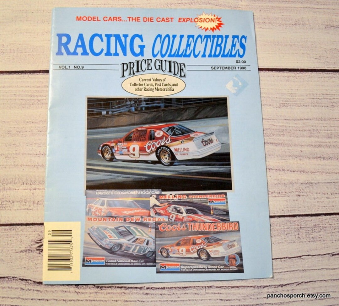 Racing Collectibles Price Guide September 1990 NASCAR Memorabilia ...