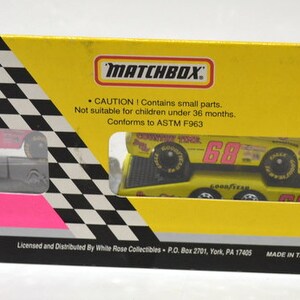 Vintage Matchbox Country Time Racing 68 Team Convoy Transporter 1993 ...