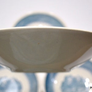 Vintage Taylor Currier and Ives Cereal Bowl Set of 4 Cabin Homestead ...