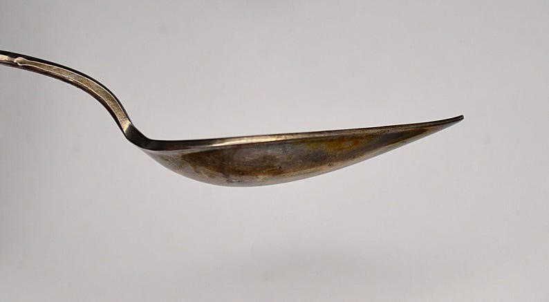 Vintage Harlequin Jelly Server Spoon Wild Rose Silverplate Floral ...