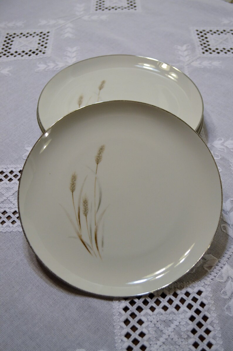 Vintage Princess China Dinner Plate Set of 5 Harvest 1718 | Etsy