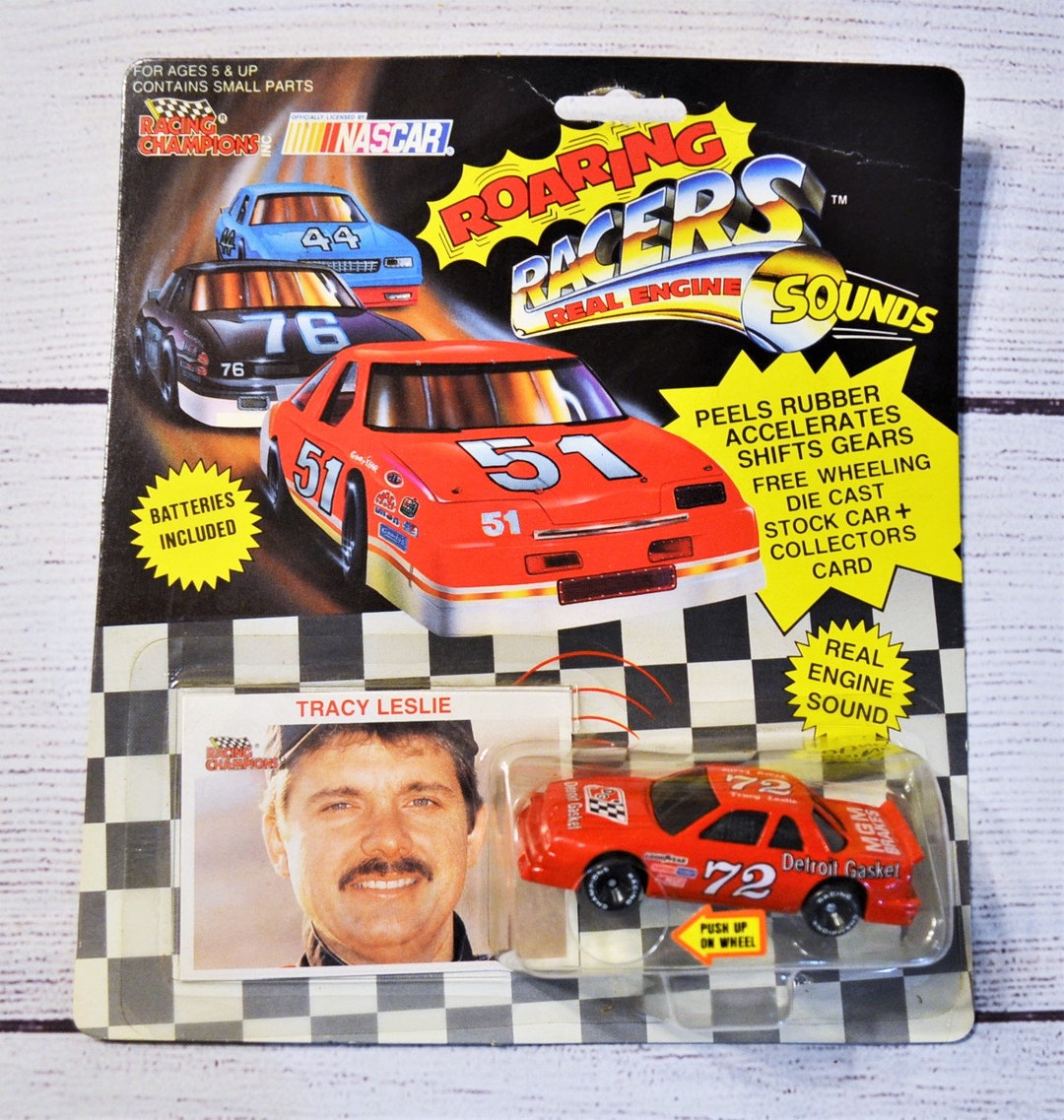 Vintage Tracy Leslie #72 Die Cast Car: 1991 Roaring Racers NASCAR - Etsy