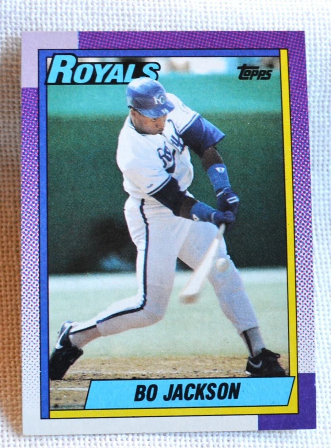 Bo Jackson 300 Topps Baseball Card Record Breaker Royals 1990 MLB ...