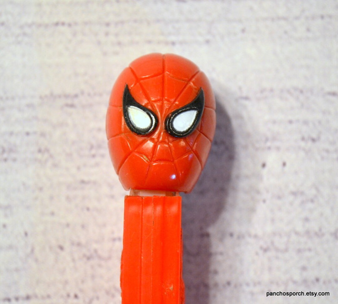 Vintage Super Hero Candy Dispenser 1990s Movie Cartoon Character Red ...