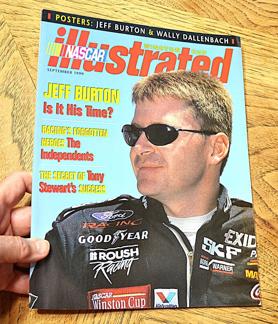 Vintage NASCAR Illustrated Magazine - September 1999 Jeff Burton Cover ...