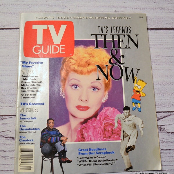Vintage Tv Guide - Etsy