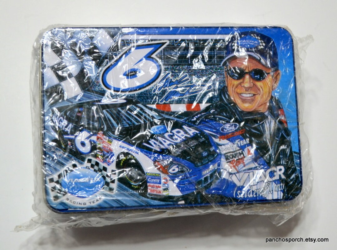 Vintage Mark Martin No 6 Tin Pfizer Racing Sam Bass Collectors Series ...