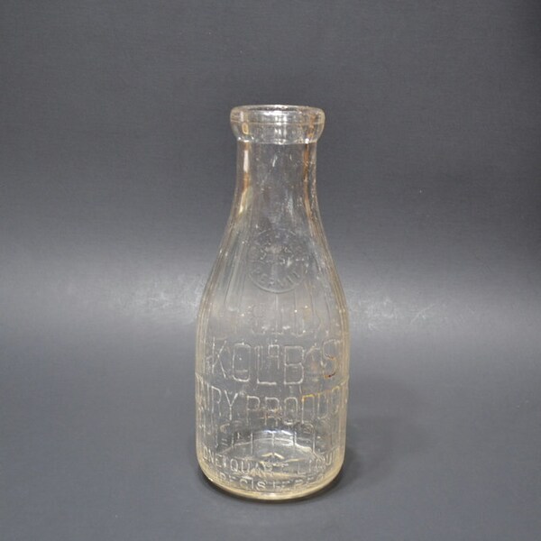 Retro Milk Bottle - Etsy