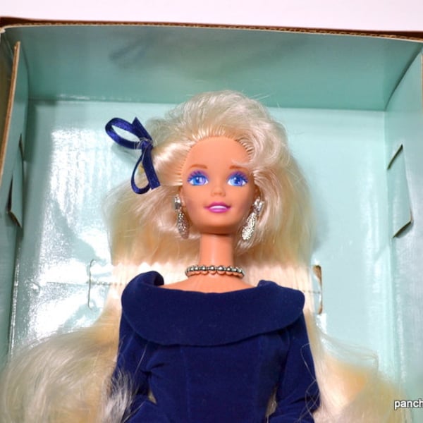 Blue Velvet Barbie - Etsy