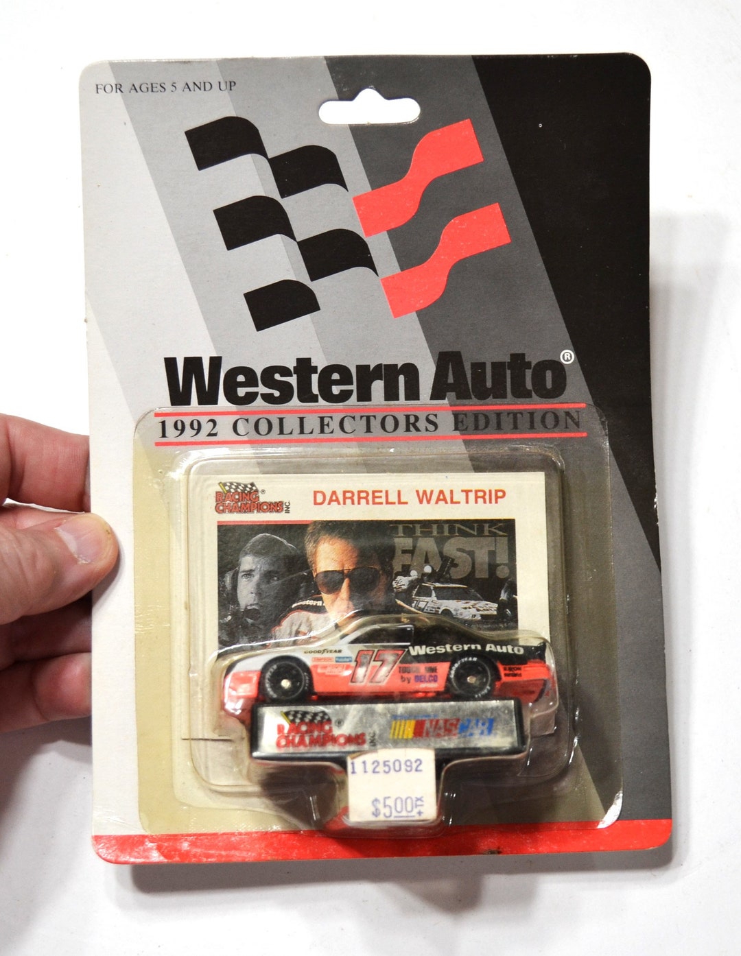 Vintage DARRELL WALTRIP No 17 Diecast Car 1/64 Scale Western Auto 1992 ...
