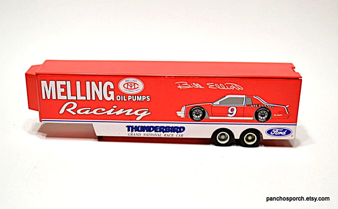 Vintage RCI Melling Racing 9 Transporter Trailer ONLY Die Cast Replica ...