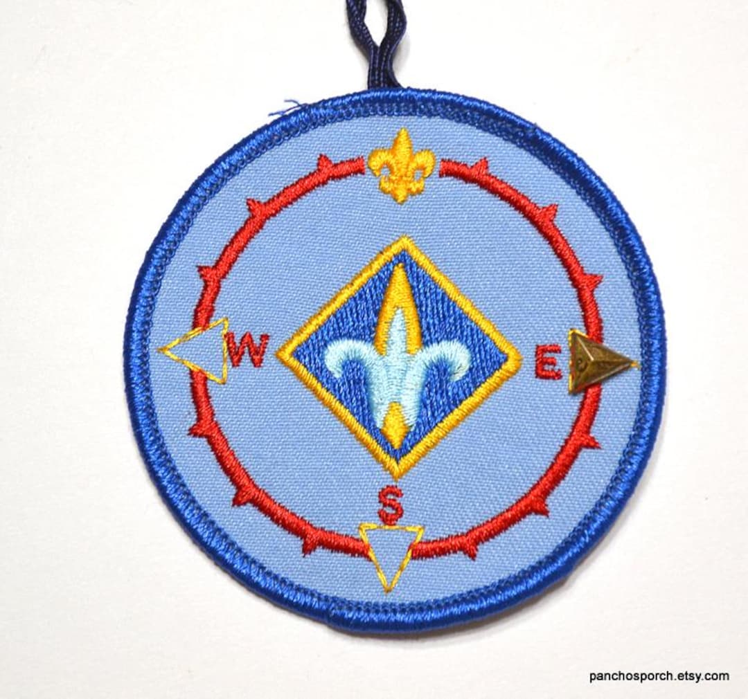 Vintage Boy Scout Patch: Webelos Compass Point Embroidered Patch - Etsy