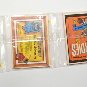 Vintage Weird Ball Cello Pack 24 Trading Cards 1986 Mel Appel Gross ...