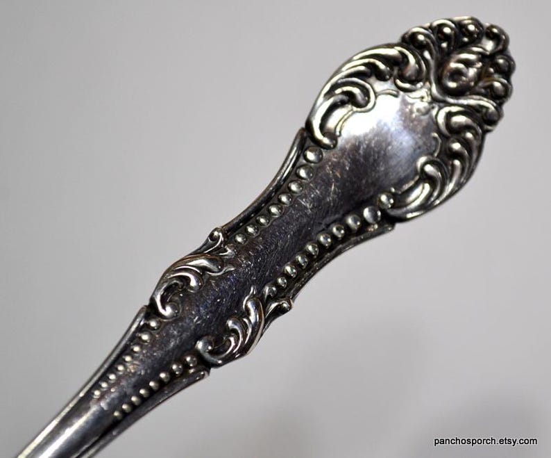 Vintage Carlton Serving Spoon Silverplate Wm A Rogers Ornate Silver ...