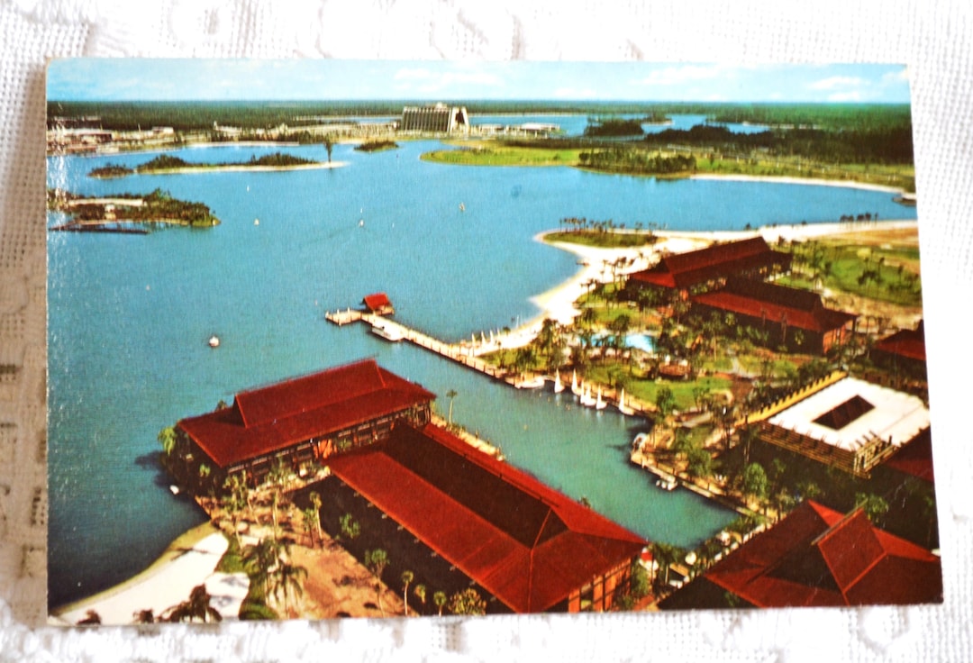 Vintage FLORIDA Post Card Walt Disney World Polynesian Resort Vacation ...