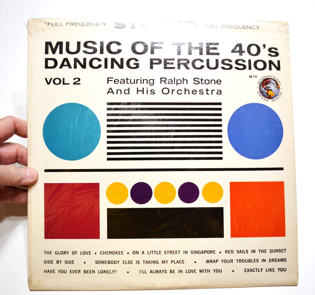 Vintage 1940s Music Record Album: Dancing Percussion, Ralph Stone - Etsy