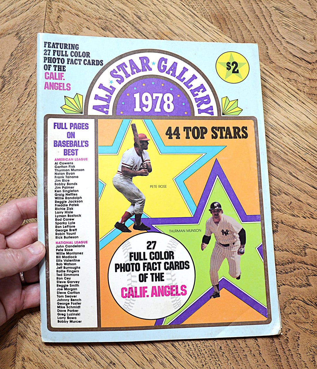 Vintage 1978 All Stars Gallery Magazine Includes California Angels ...