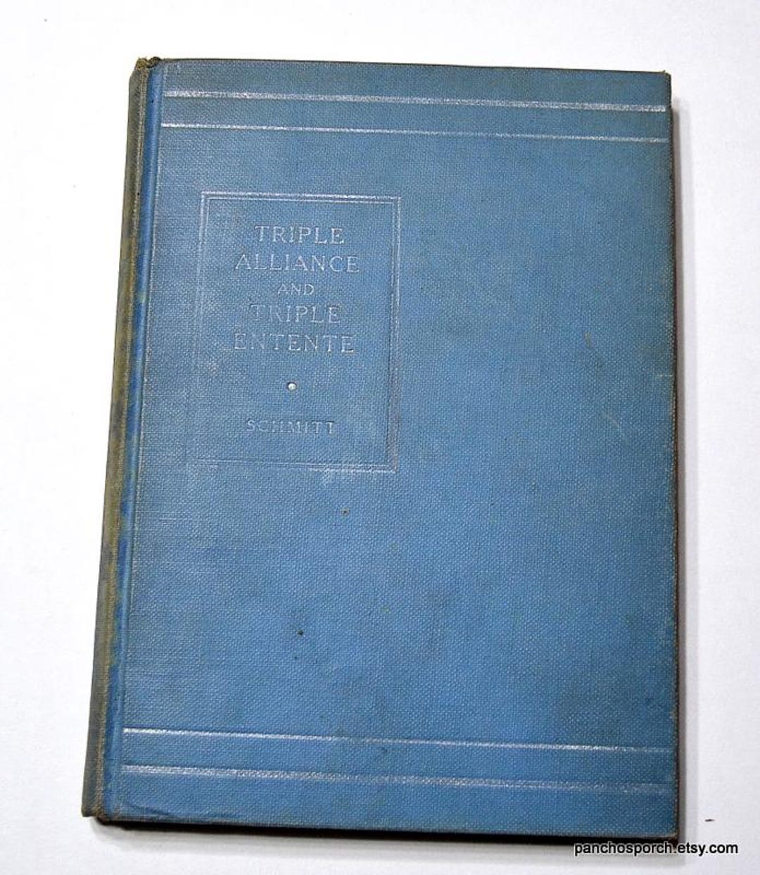 Triple Alliance Triple Entente by Bernadotte Schmitt 1945 Reprint ...