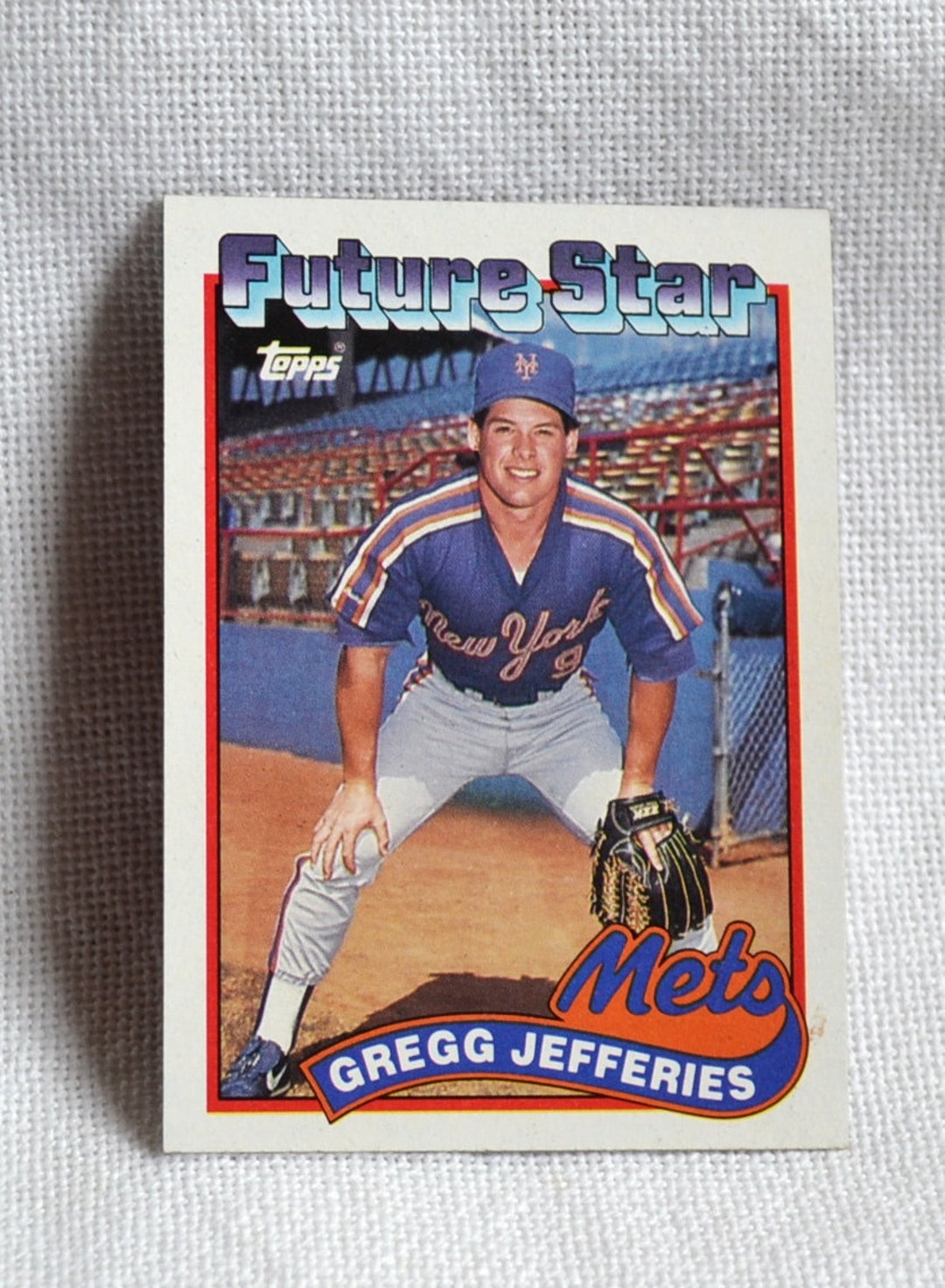 Gregg Jeffries Baseball Card: 1989 Topps MLB New York Mets Vintage ...