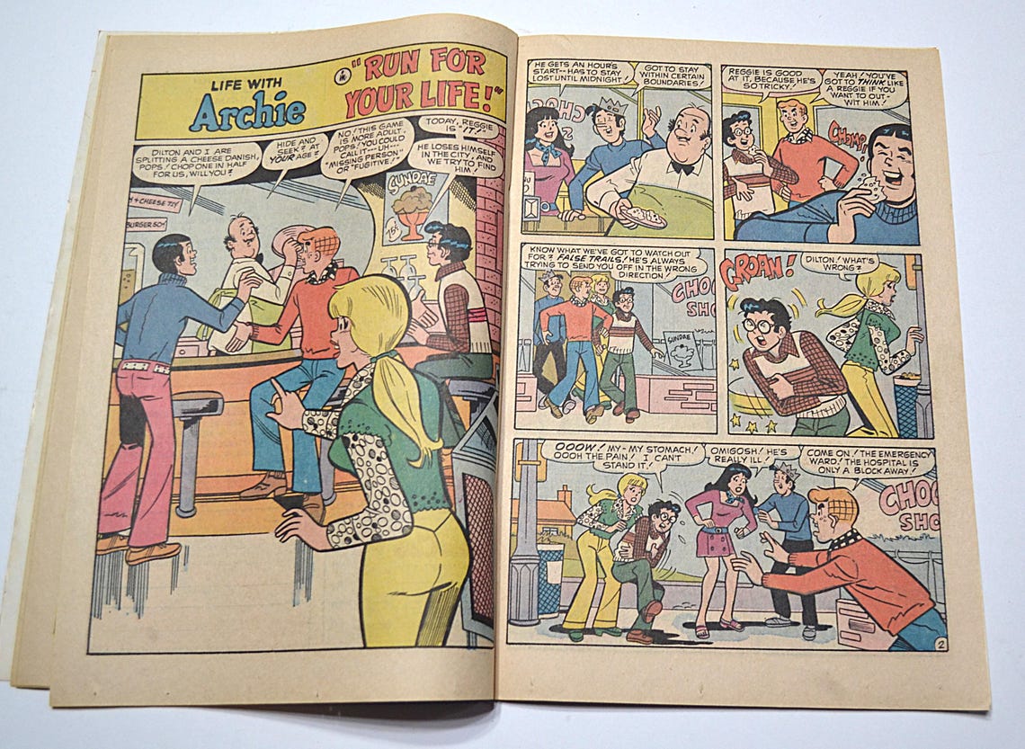 Vintage Life With Archie Comic Book, January 1974 Archie Comics No 141 ...