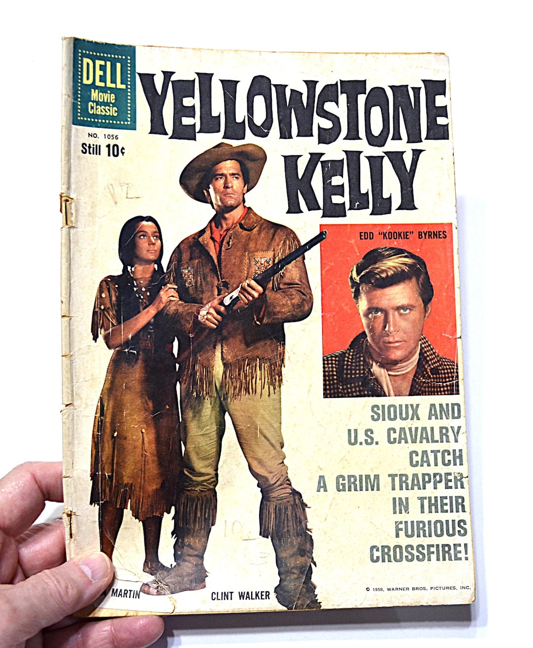 Vintage Yellowstone Kelly Comic Book, 1959 Dell Comics No 1056 Western ...