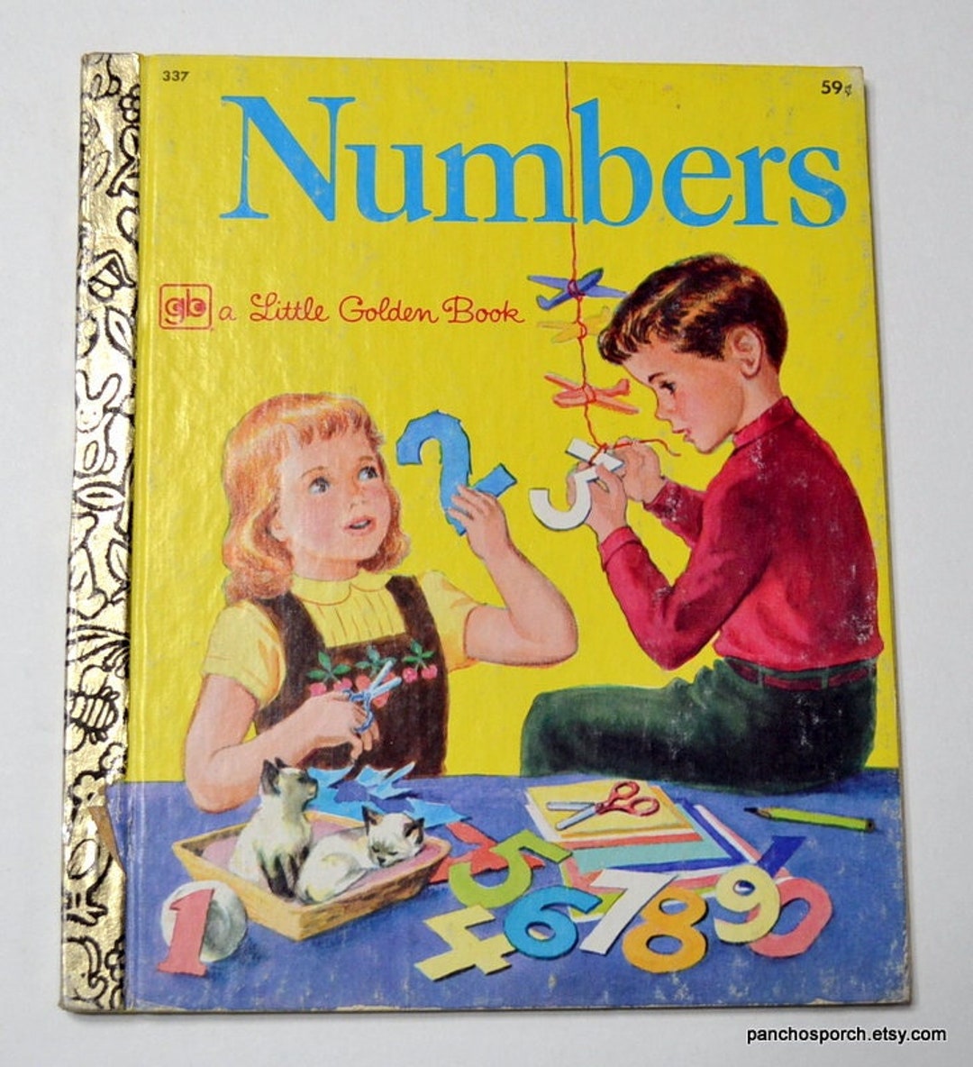Vintage NUMBERS Little Golden Book Counting Arithmetic Classic ...